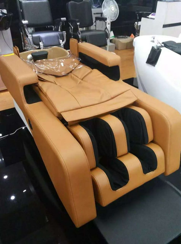 Multi functional electric shampoo massage bed relaxing adjustable hair ...